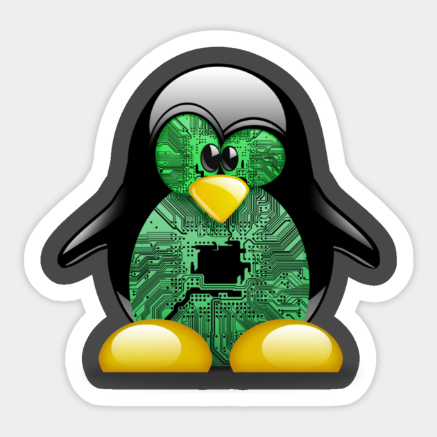 Linux Tux - Linux - Sticker | TeePublic